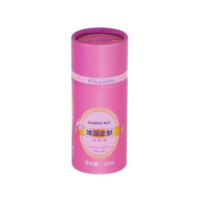 China Biodegradable Cylinder Cosmetic Skincare Cardboard Round Paper Tube Packaging Box Custom Print for sale