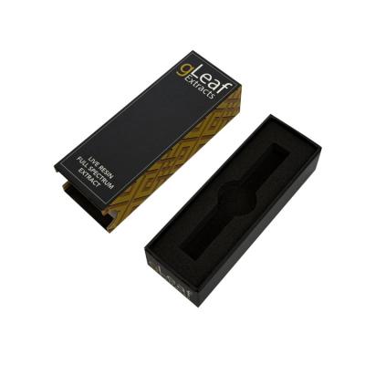China Child Resistant Cigarette Packaging Box Sleeve Drawer Box With Eva Foam Insert for sale