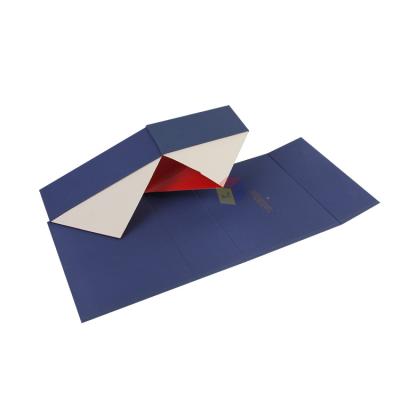 China Collapsible Folding Rigid Cardboard Packaging Gift Magnetic Closure Paper Box Custom logo Printed for sale