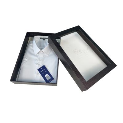 China Luxury Custom Logo Apparel Packaging Box with 157gsm Coated Paper and 1500gsm Cardboard MOQ 500pcs for sale