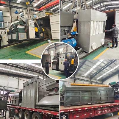 Cina Funzione del frantumatore e del separatore di cavi di rame di scarto 1 Linea di riciclaggio dei fili di scarto in vendita