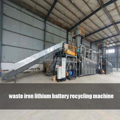 Cina Impianto di riciclaggio completamente automatizzato dei rifiuti di batterie per batterie al piombo e agli ioni di litio in vendita
