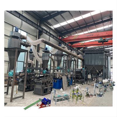 Cina Alto tasso di separazione 96-99,99% UT-2000 2000KG/H Macchine per il riciclaggio delle batterie per auto elettriche in vendita