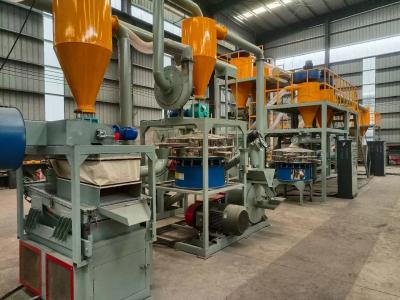 China Linha de produção de reciclagem de painéis solares de alta recuperação PB Verde para oficinas de reparação de máquinas à venda
