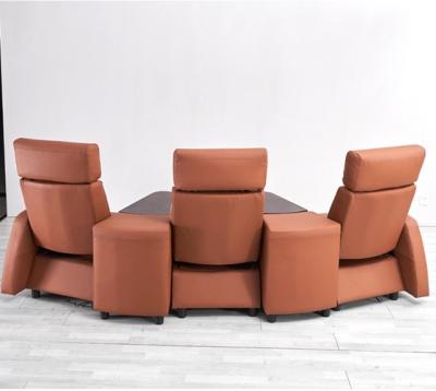 China BN Italian Minimalist Streles Smart Cinema Sofa Home Studio Leather Sofa Functional Cinema Sofa with Stretch Function for sale