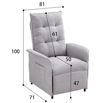 China BN Cotton Linen Fabric First-Class Space Functional Sofa Lift Chair Electric Multifunctional Single Recliner Chair for sale