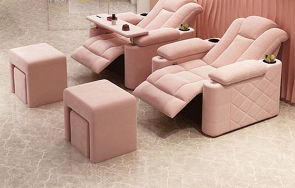 Quality BN Nail Beauty Foot Shop Multifunctional Reclining Chair Recliner Sofa for sale