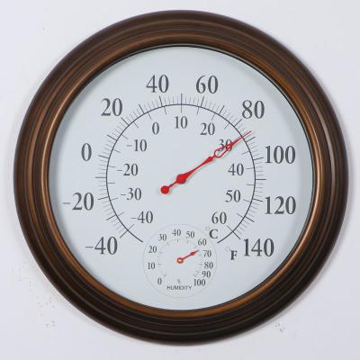 China 18” Red Cooper Thermometer with Hygrometer for sale