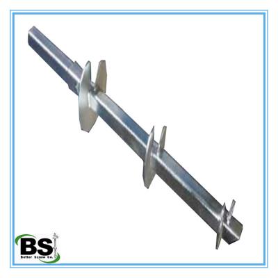 China Galvanized Ground Screw Pile for Solar Mounting Construction for sale