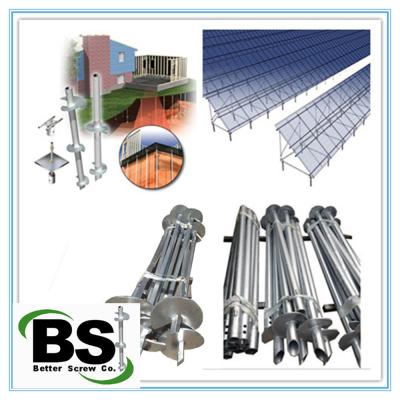China Helical Pier installation for lighting pole for sale