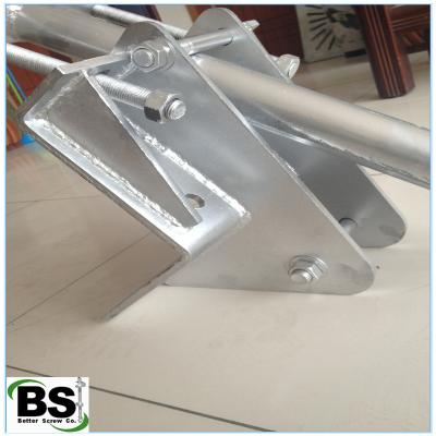 China Helical screw pile cap with high quality for sale
