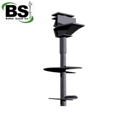 China Foundation repair helical support brackets for transmission towers for sale