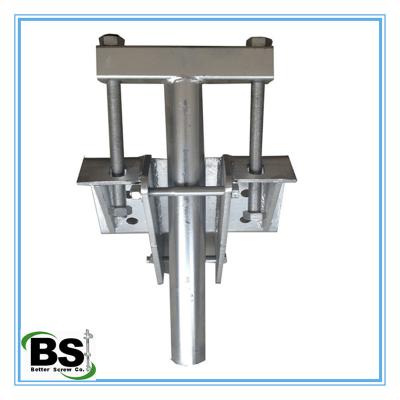 China Helical Support Brackets for Helical Pile Foundation System for sale