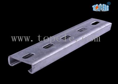 Cina HDG nero a fessura a strato piatto canale unistrut per supportare condotti 41X 41MM in vendita