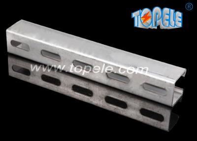 Cina HDG nero a fessura a strato piatto canale unistrut per supportare condotti 41X 41MM in vendita