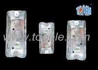China Galvanized Steel Electrical Box Rectangular 4x2 Inch 1-7/8 Deep Pre-Galvanized for sale