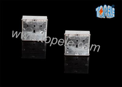 China BS Electrical Boxes And Covers For Switches Depth 16mm / 25mm / 35mm for sale