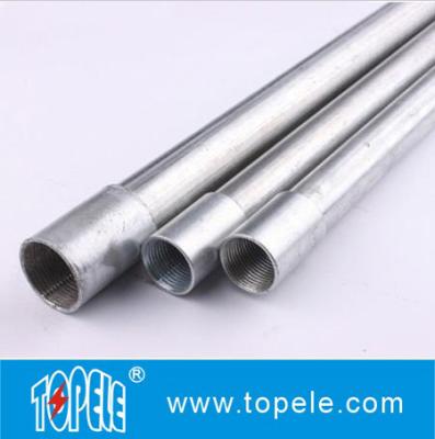 China Electrical Galvanized Steel BS4568 Conduit GI Tube With Threaded Coupler， 10 Feet for sale