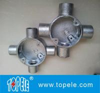 China BS4568 Malleable Iron 20mm Four-Way Intersection Junction Box with 60.3mm Diameter for Electrical Conduit Systems for sale