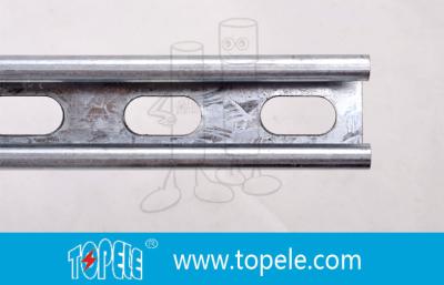 Cina Canale unistruto galvanizzato nero 41X41MM, HDG canale a fessura / strato semplice per i condotti di supporto in vendita