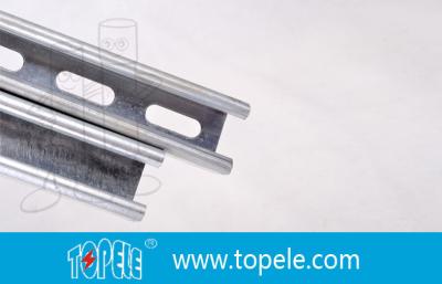 Cina Canale unistruto galvanizzato nero 41X41MM, HDG canale a fessura / strato semplice per i condotti di supporto in vendita