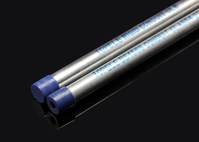 China BS 4568 / BS 31 Hot Dip Galvanized Metal Conduit Pipe With Screwed Ends And Caps for sale