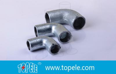 Cina 25 mm BS4568 Fittings di condotto Ferro malleabile Massello gomito 90 gradi tubo piegato in vendita