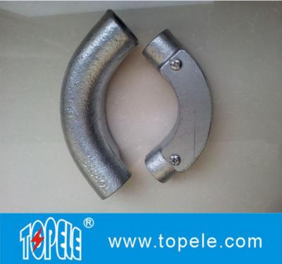 China Galvanised Malleable Iron Inspection Elbow BS4568 Conduit Electrical Conduit Pipe Fitting for sale