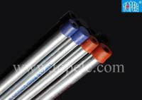China BS4568 Galvanized Steel Conduit Pipe 20mm 1.6mm with Integral Coupling and Protection Cap for sale