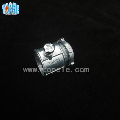 China Silver Color Set Screw Electrical Coupling BS Electrical Conduit Connectors for sale