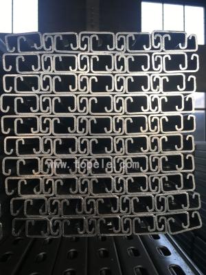 Cina Caldo immersione in acciaio galvanizzato a fessura canale Unistrut per sostenere condotti 41X 41MM in vendita