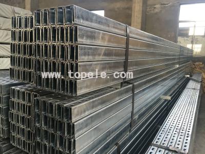 Cina Caldo immersione in acciaio galvanizzato a fessura canale Unistrut per sostenere condotti 41X 41MM in vendita