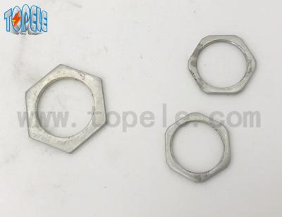 Cina 20 mm / 25 mm / 32 mm Fittings di tubi standard BS di acciaio Hexagon Locknut in vendita