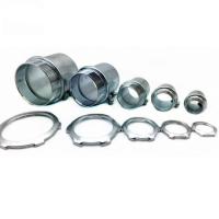 China Steel EMT Compression Connector Set Screw Type 1/2 to 4 Inch UL Listed Conduit Fitting for sale