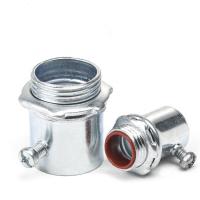 China Steel EMT Compression Connector Set Screw Type 1/2 to 4 Inch UL Listed Conduit Fitting for sale