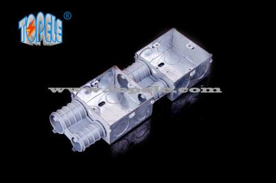 Cina Scatole elettriche / scatole di conduzione metallica standard britannica con PVC, scatola di interruttore in vendita