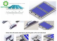 China Static Reliability Solar Mounting Brackets Metal Sheet Tin Roof Structures for sale