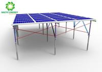 China Easy Installation Solar Ground Mount System , Aluminum PV Panel Racking System for sale