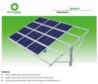 China Aluminium PV Brackets Solar Ground Mount System Single Pole Mid End Clamps for sale