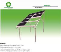 China Adjustable Orientation Aluminum Solar Panel Mounting System solar panel mounting system  for rolling ground and slope for sale
