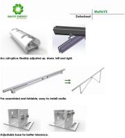 China Adjustable Orientation Aluminum Solar Panel Mounting System solar panel mounting system  for rolling ground and slope for sale