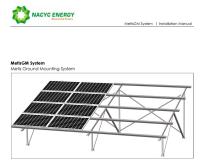 China Easy Installation Solar Ground Mount System , Aluminum PV Panel Racking System for sale