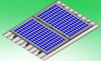 China Static Reliability Solar Mounting Brackets Metal Sheet Tin Roof Structures for sale
