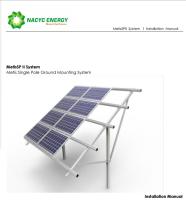 China Cheap Price Easy Installation Solar Panel Power Single Pole Mounting Bracket PV Racking Systems for sale