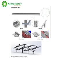 China Cheap Price Easy Installation Solar Panel Power Single Pole Mounting Bracket PV Racking Systems for sale