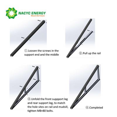 Chine Parenthèse photovoltaïque de structure de support de panneau solaire de longue durée de systèmes de support de systèmes solaires de support de picovolte à vendre