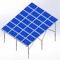 China Maximum Pre Assembly Aluminum Solar Panel Mounting System High Strength Trapezoid Design for sale