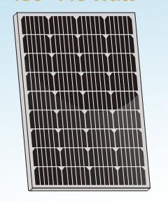 Cina 110W 125W Mini Monocrystalline Solar Panels in vendita