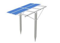 China Single Pole Structure AL 6005 Solar Ground Mount System for sale