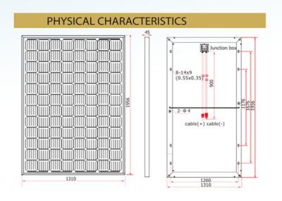 Cina Pannello solare monocristallino compatibile bianco di Backsheet MC4 PV in vendita